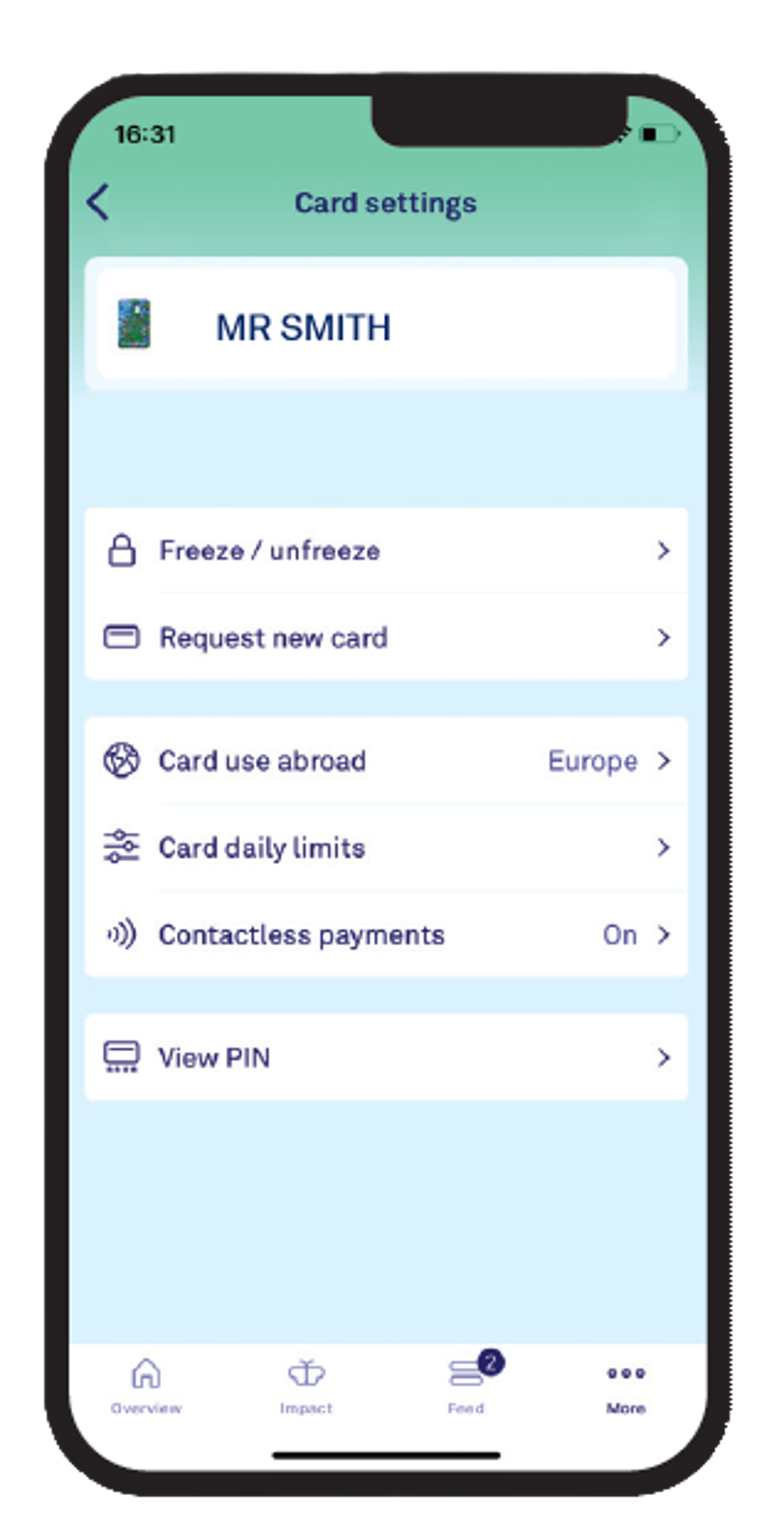Help and support - mobile app